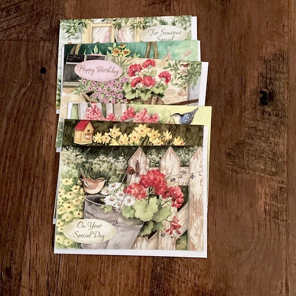 Office | Susan Winget Set Of 6 Assorted Birthday Cards With Envelopes ...